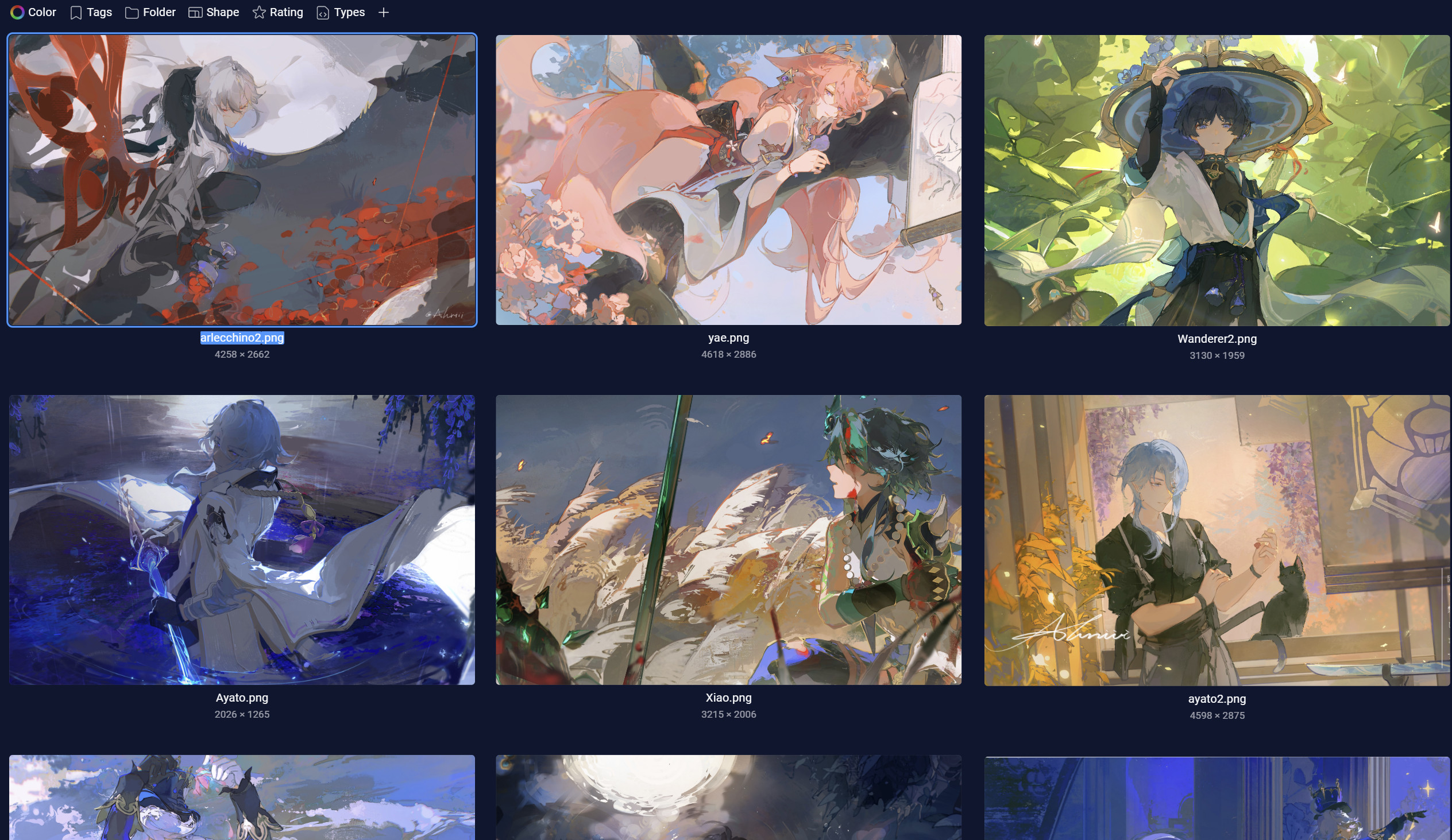 4K Ahriii Loading Screens/wallpapers Mod for Genshin Impact | GI Mods