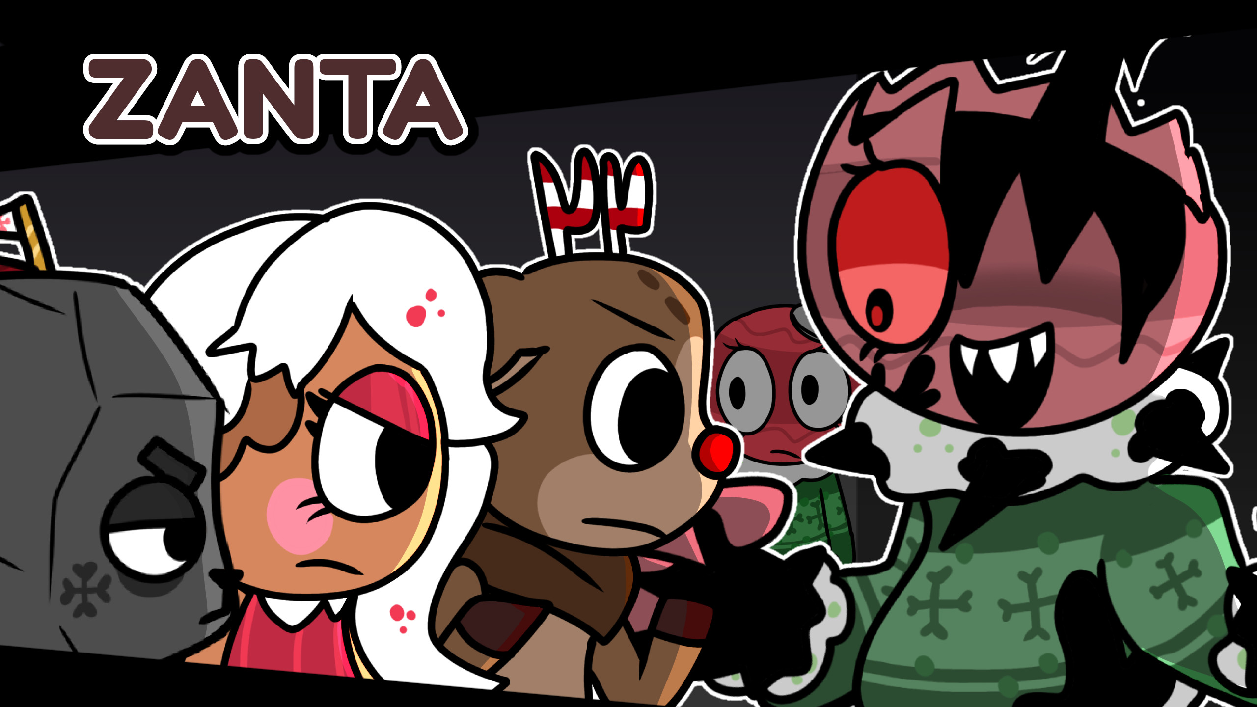 Zanta Dandy's world Reskin/cover Mod for Friday Night Funkin' | FNF Mods