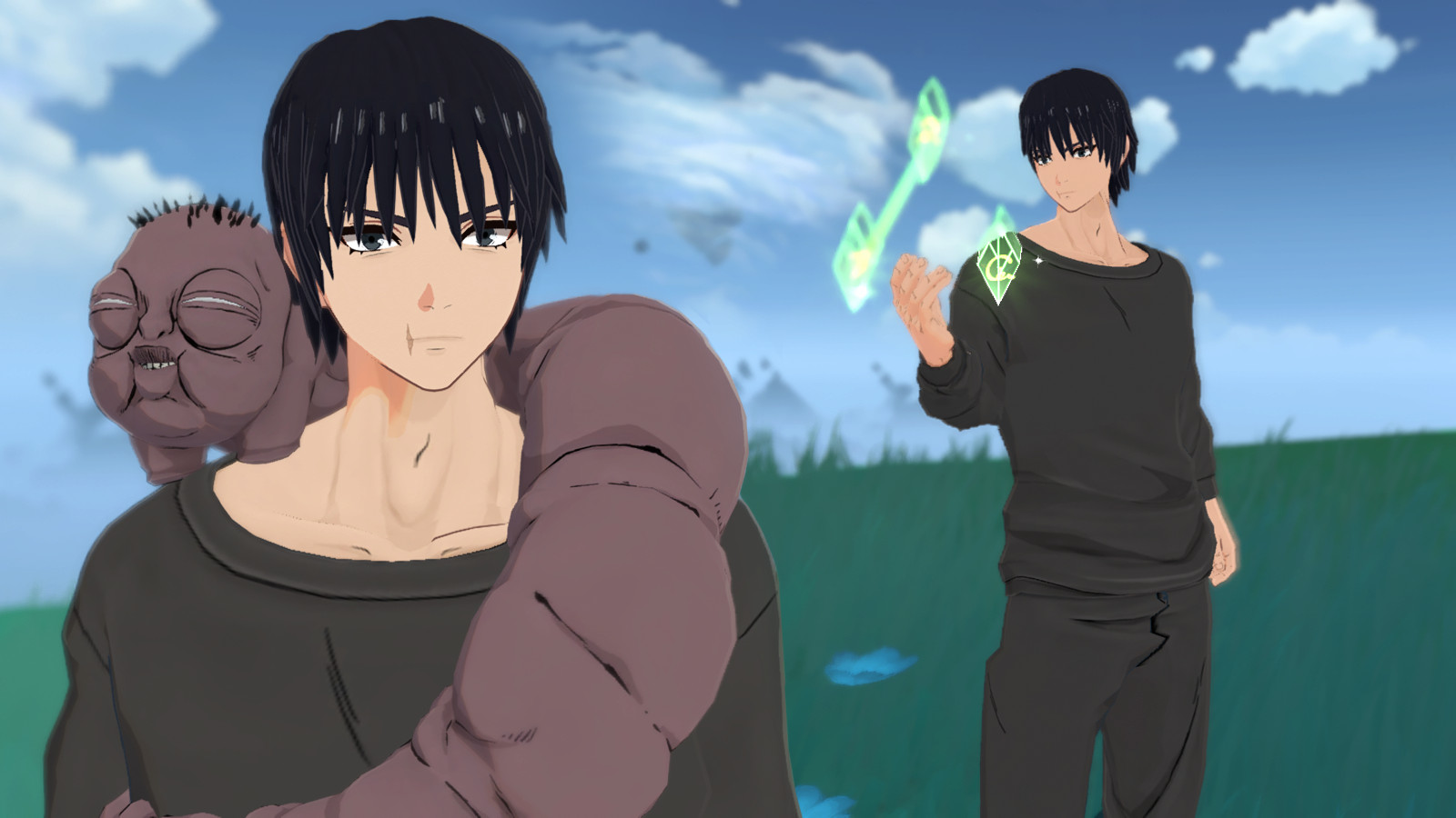 Toji Fushiguro over Alhaitham Mod for Genshin Impact | GI Mods