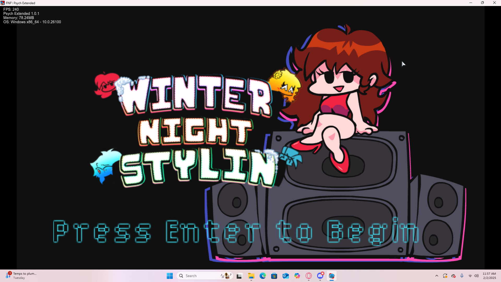 Winter Night Stylin Mod for Friday Night Funkin' | FNF Mods