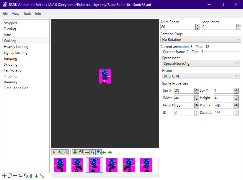 ANI Format SS Sprites + Mod for Sonic CD (2011) | SCD Mods