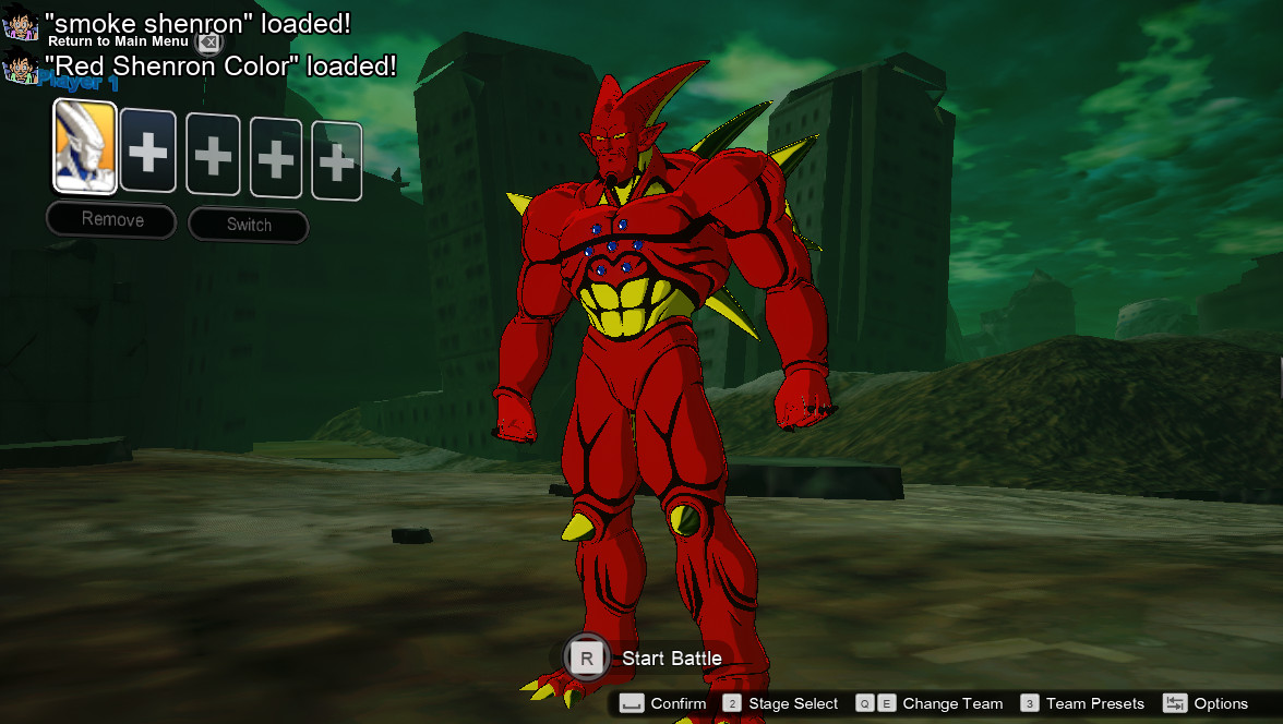 (NEW COLOR) BLACK SMOKE AND RED SHENRON Mod for Dragon Ball: Sparking ...