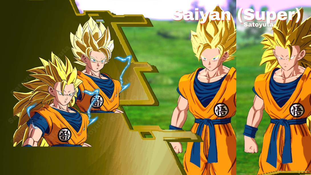 Super Saiyan 2 and 3 for Goku (Super) Mod for Dragon Ball: Sparking ...