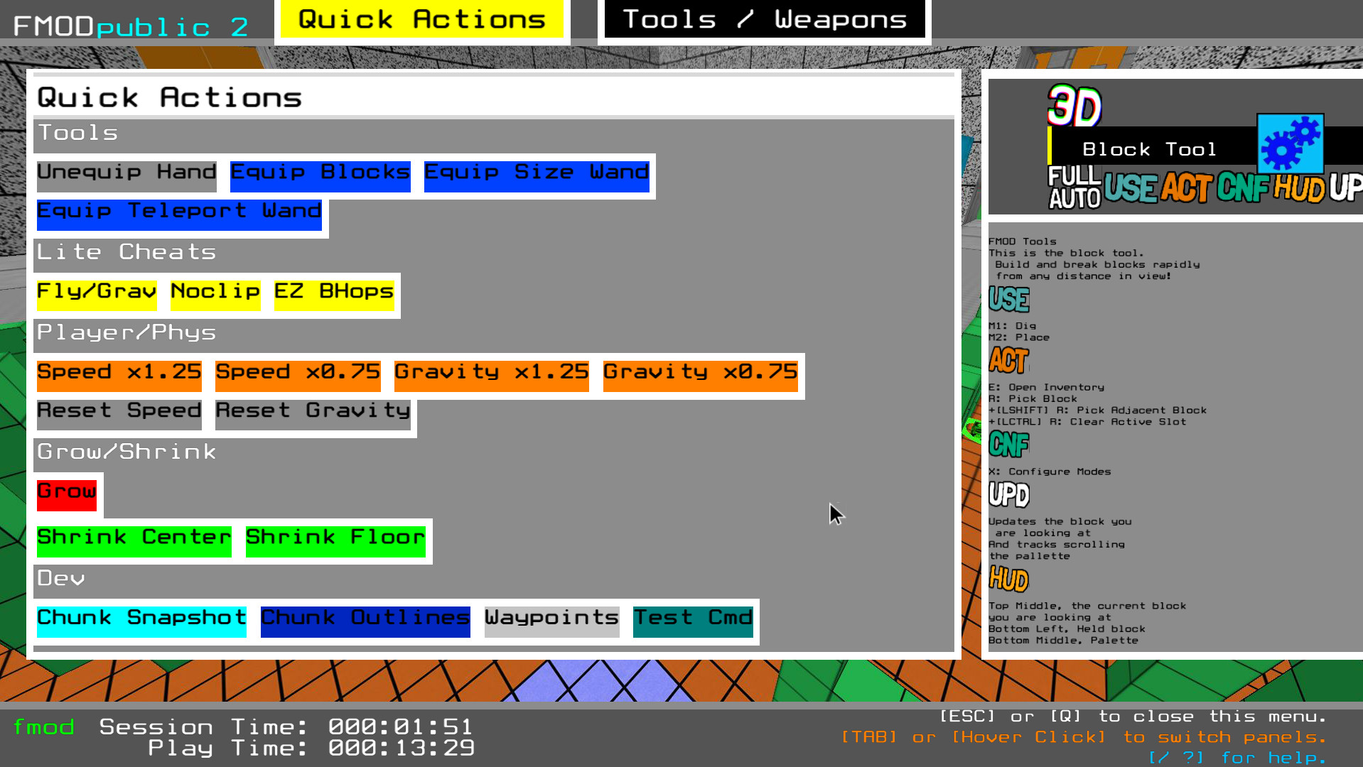 FMOD - Fractal Block World Sandbox Mod for Fractal Block World | FBW Mods
