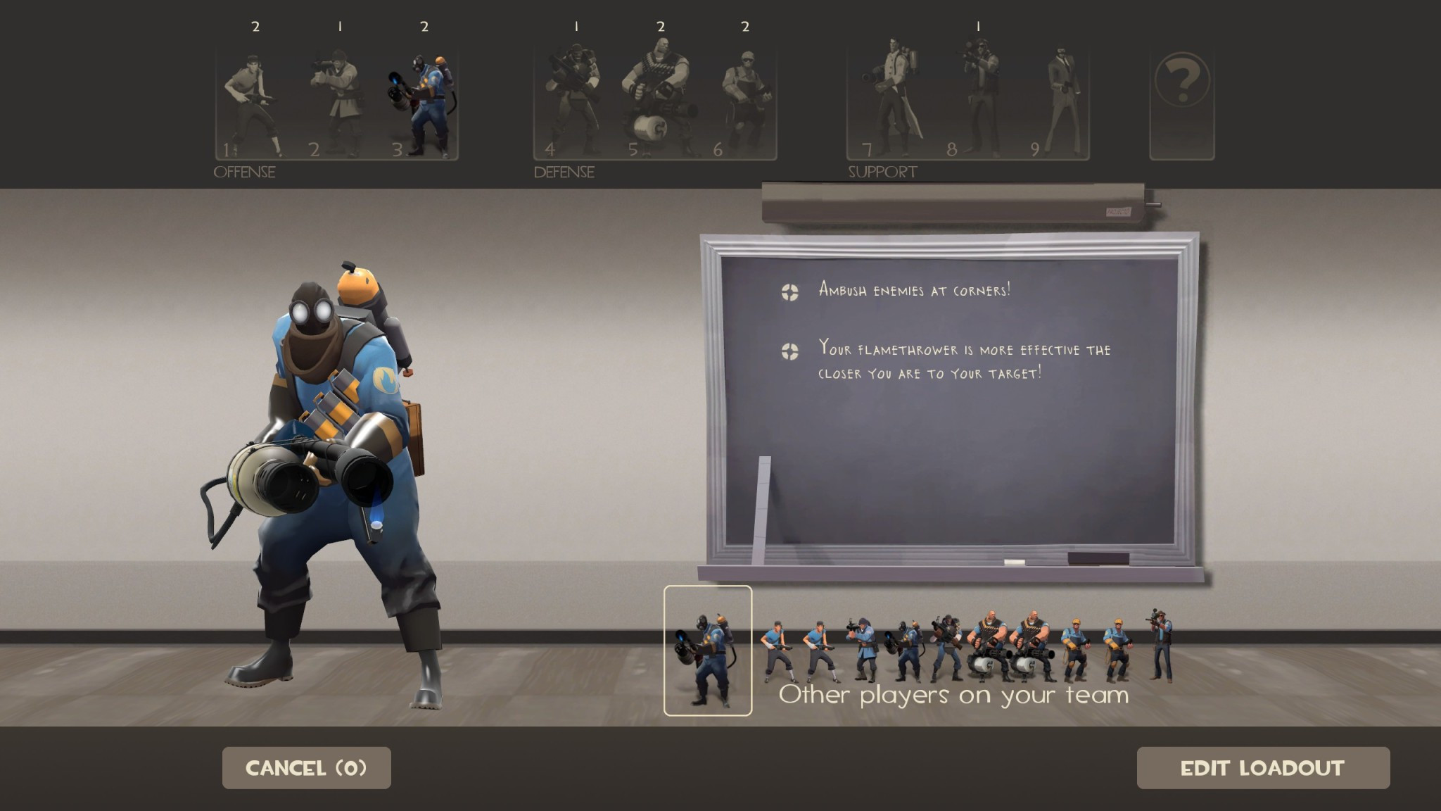 Dust Storm Defense Replacer for Default Pyro Head Mod for Team Fortress ...