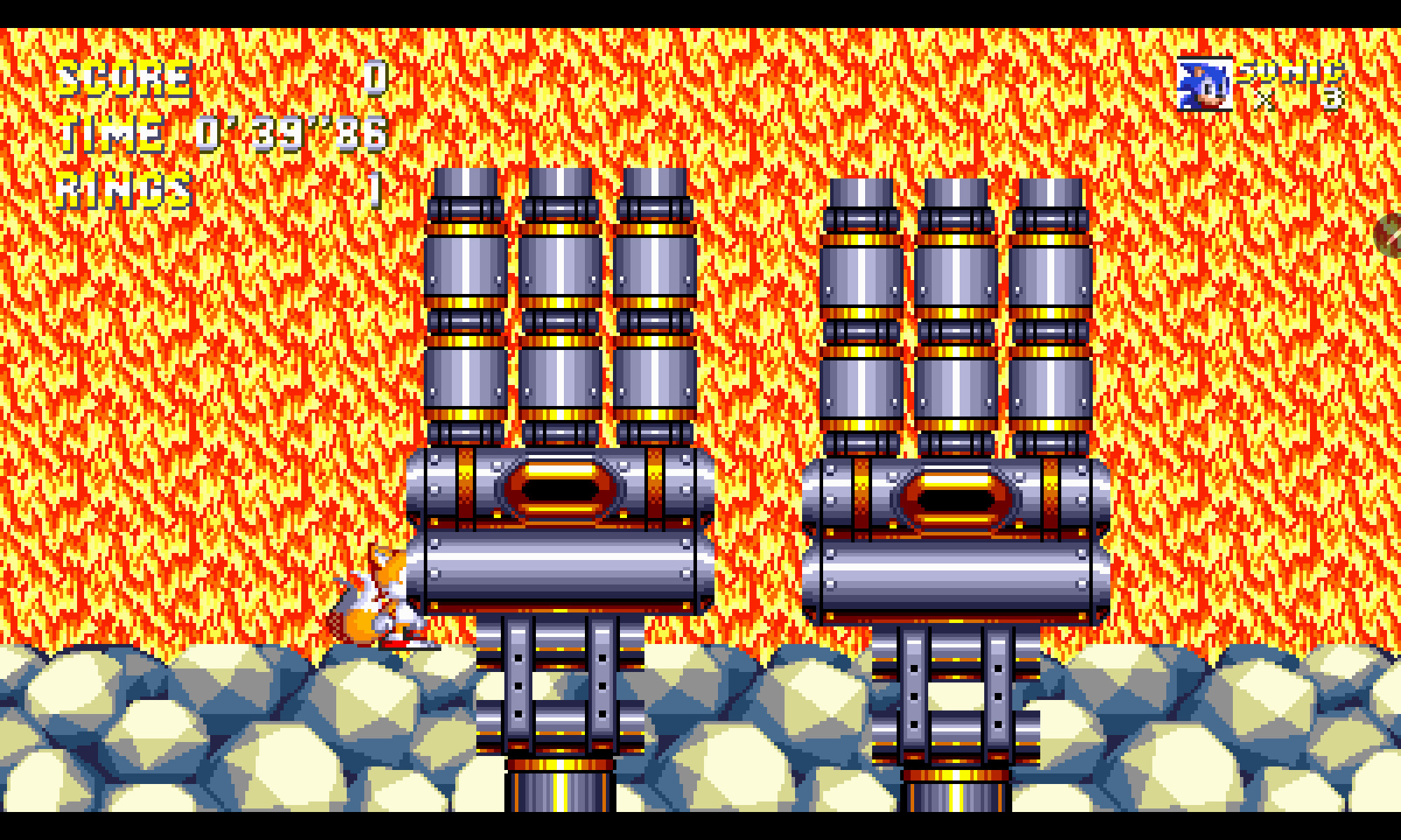 Double Hands In LRZ Miniboss (And Tentacles) Mod for Sonic 3 A.I.R. | S3AIR Mods
