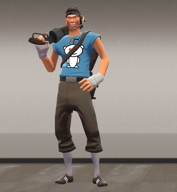 [CASUAL COMPATIBLE] Redditor Scout Mod for Team Fortress 2 | TF2 Mods
