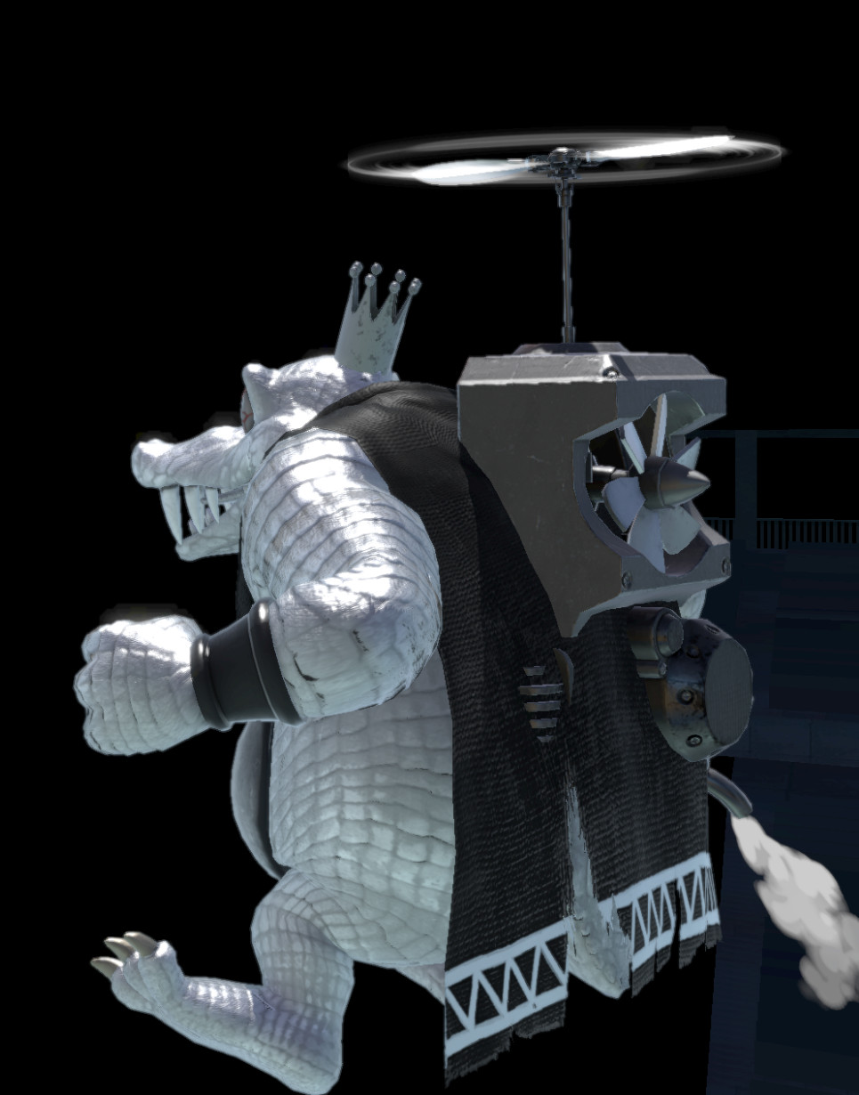 AVM K.Rool (monochrome recolor) Mod for Super Smash Bros. Ultimate ...