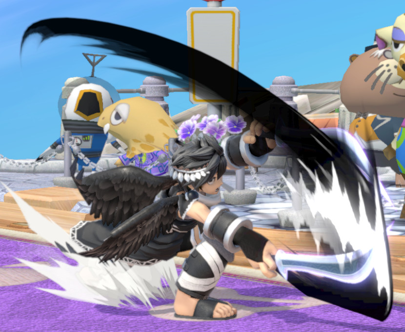 AVM Dark Pit (monochrome recolor) Mod for Super Smash Bros. Ultimate ...