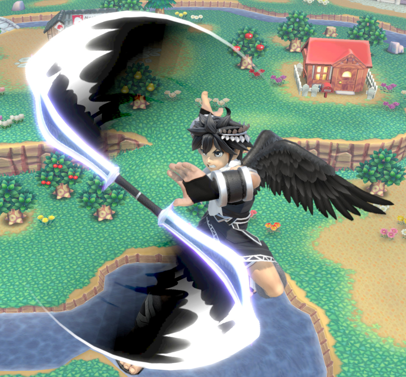 AVM Dark Pit (monochrome recolor) Mod for Super Smash Bros. Ultimate ...