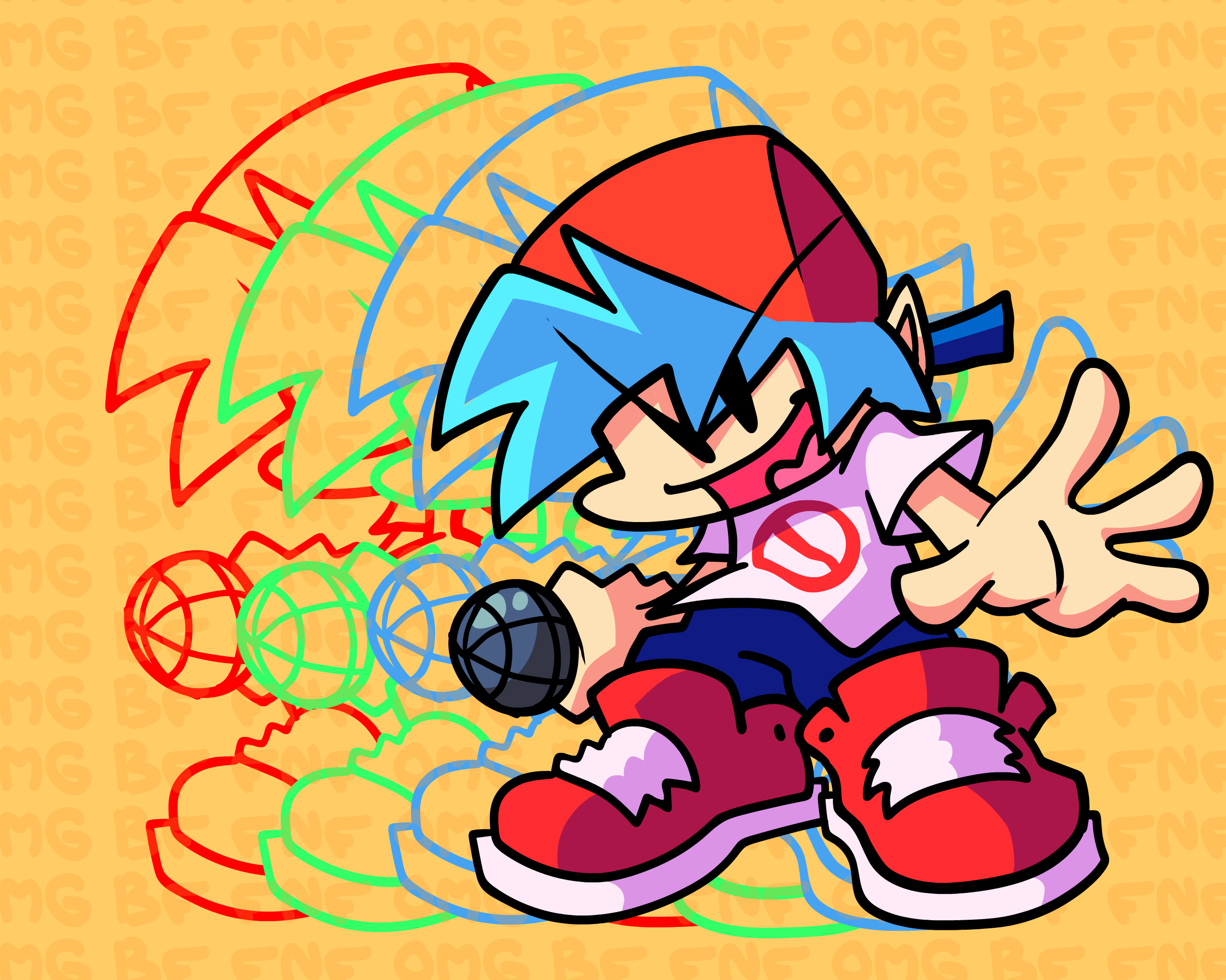 Boyfriend Sprite Remake Mod for Friday Night Funkin' | FNF Mods