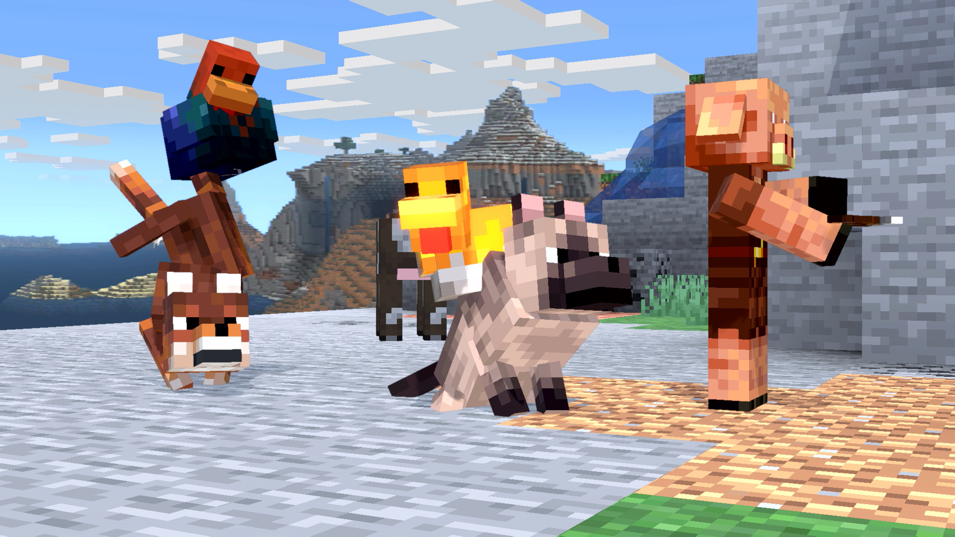 Wolf and Chicken Mod for Super Smash Bros. Ultimate | SSBU Mods