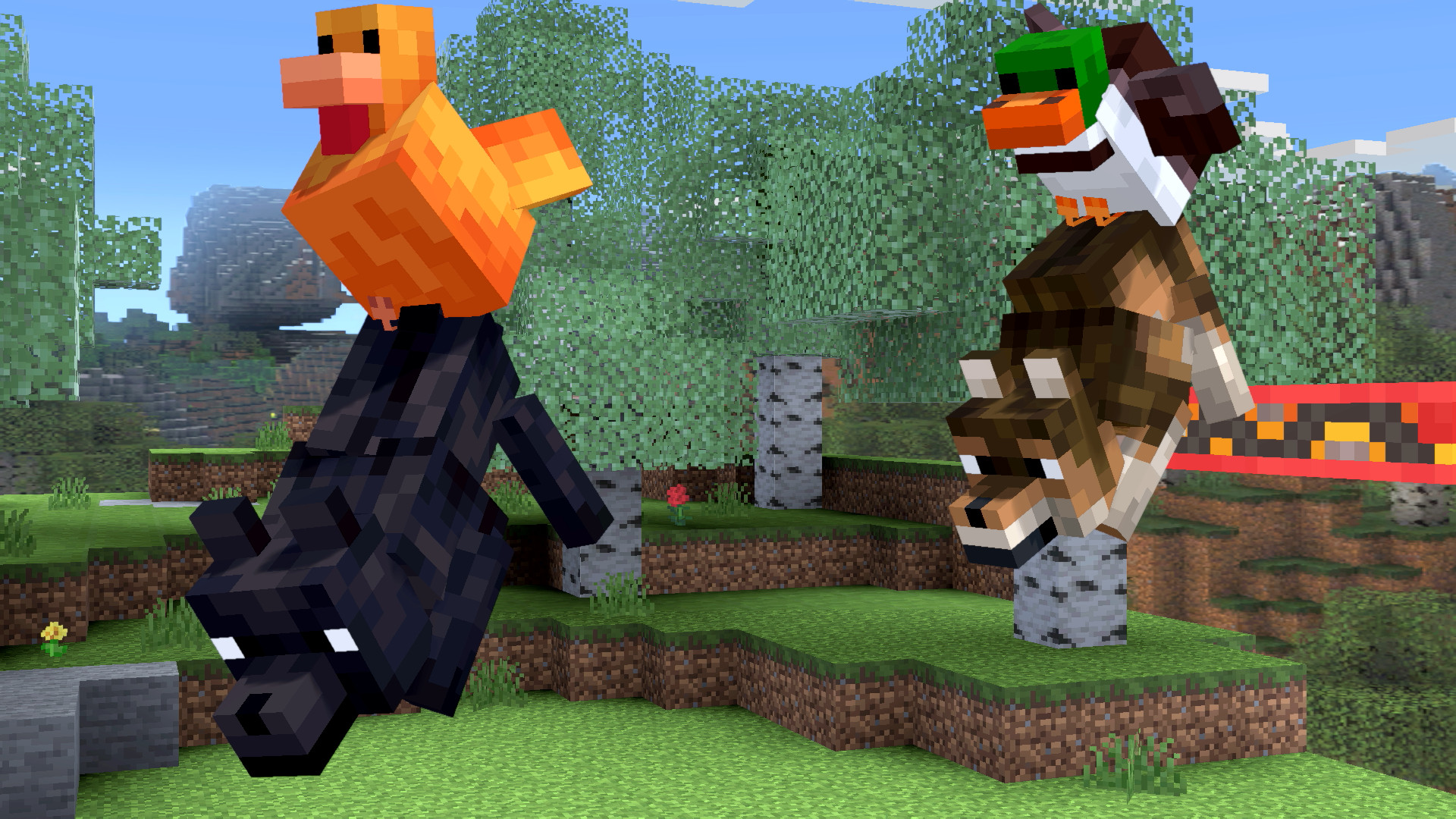 Wolf and Chicken Mod for Super Smash Bros. Ultimate | SSBU Mods