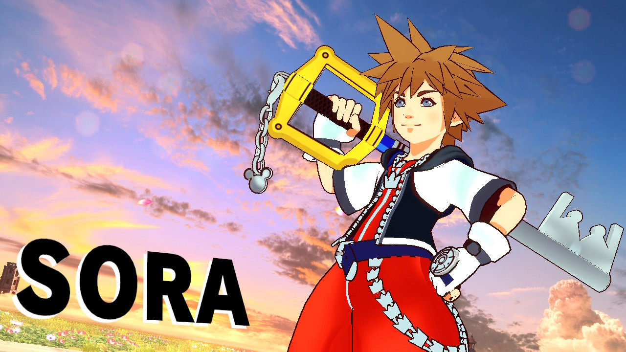 tetsuya nomura art style sora kh1 Mod for Super Smash Bros. Ultimate | SSBU Mods