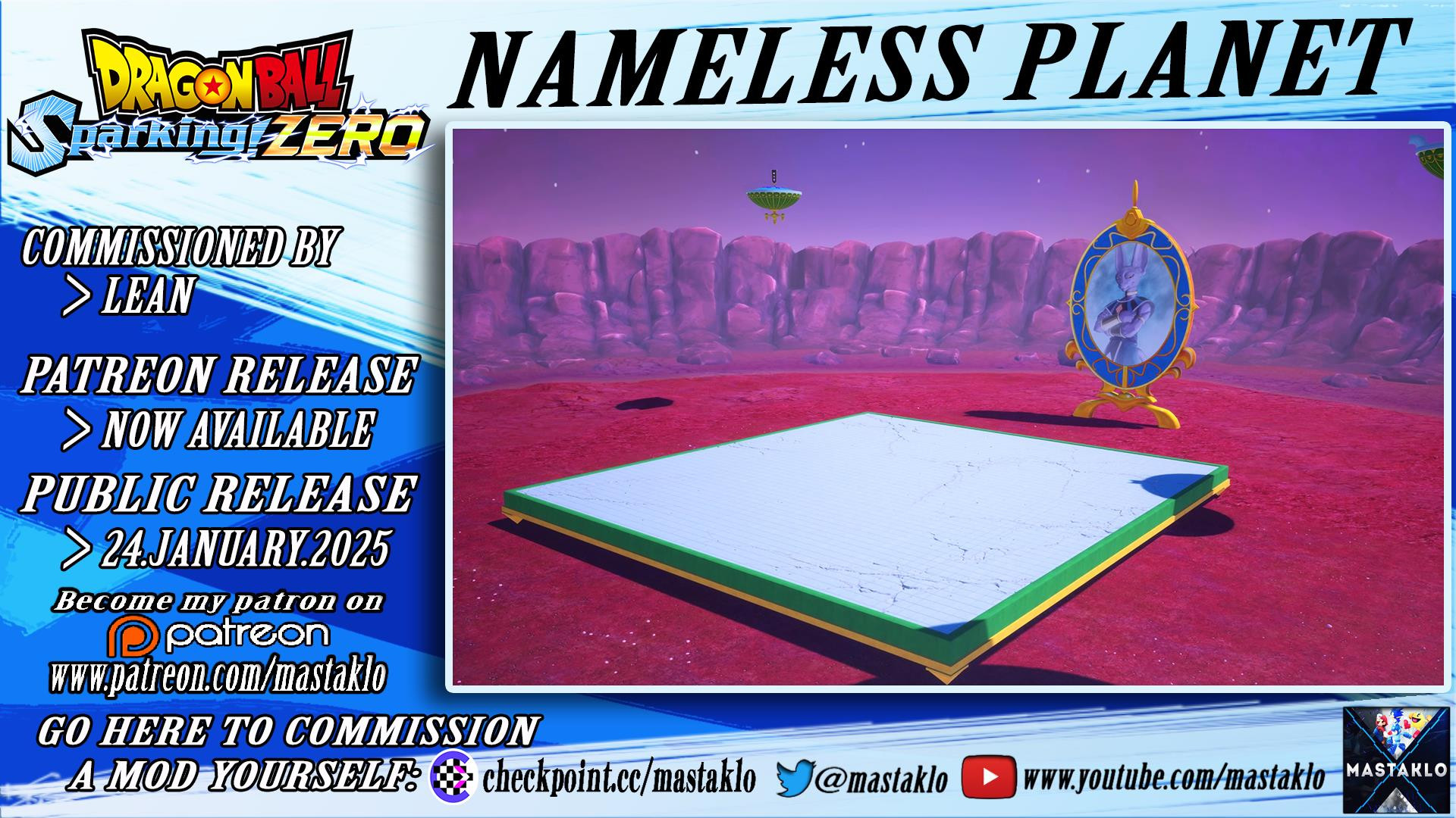 Nameless Planet Mod for Dragon Ball: Sparking! ZERO | DBSZ Mods