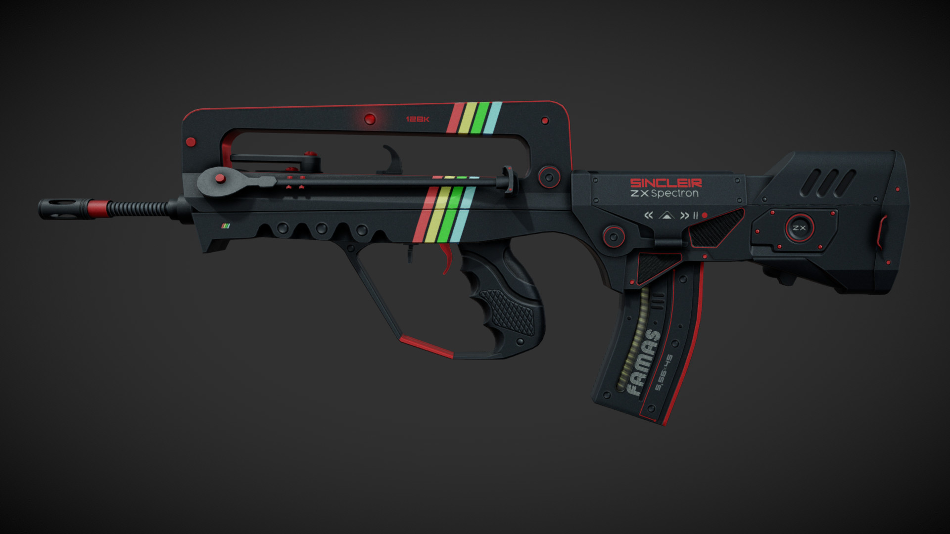 FAMAS | ZX Spectron Mod for Counter-Strike: Source | CS:S Mods