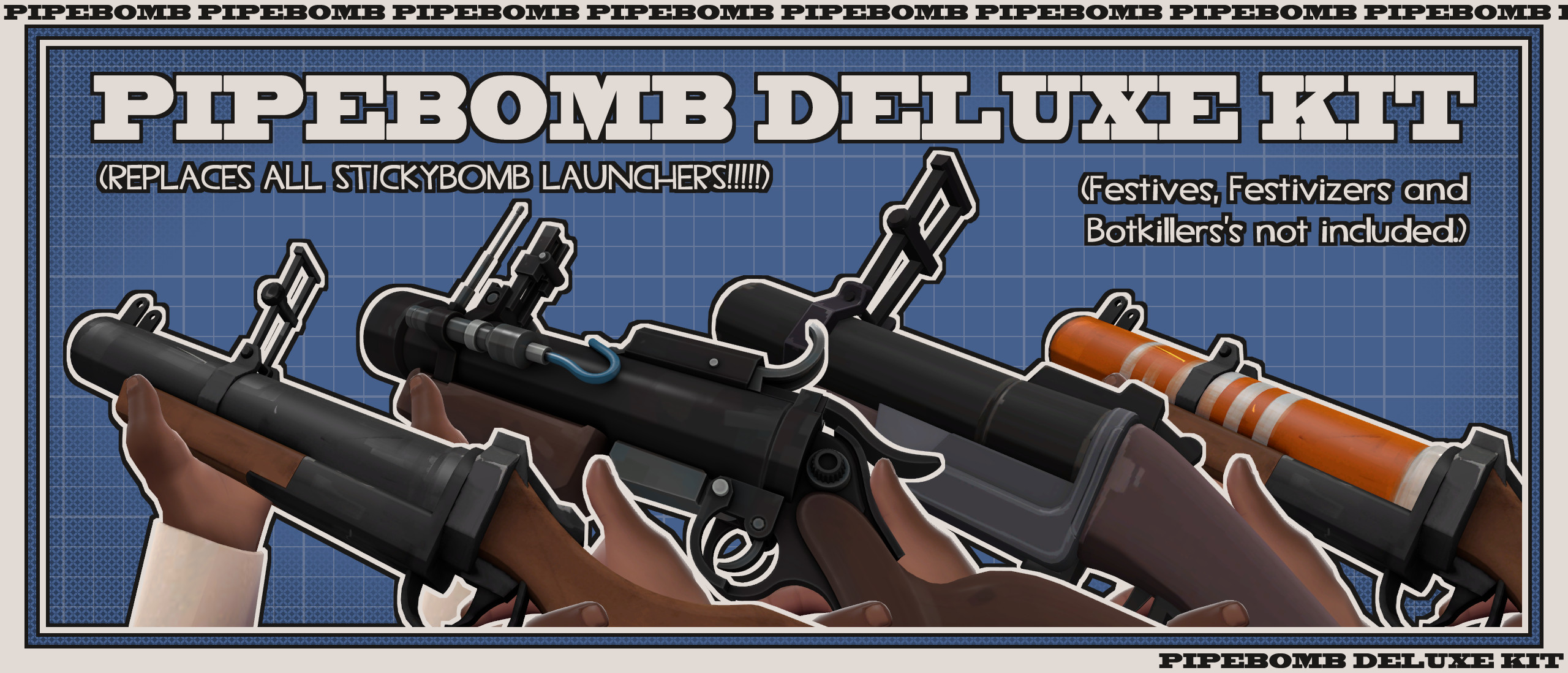 Pipebomb Deluxe Kit (Stickybomb Replacement Pack) Mod for Team Fortress ...