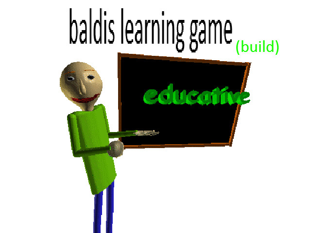 Baldi's Learning Game (LOST BBIEAL BUILD) Mod for Baldi's Basics ...