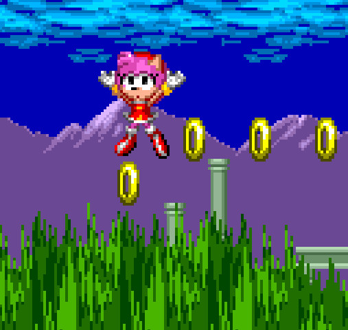Modern Amy Sprites Mod for Sonic the Hedgehog Forever | S1F Mods