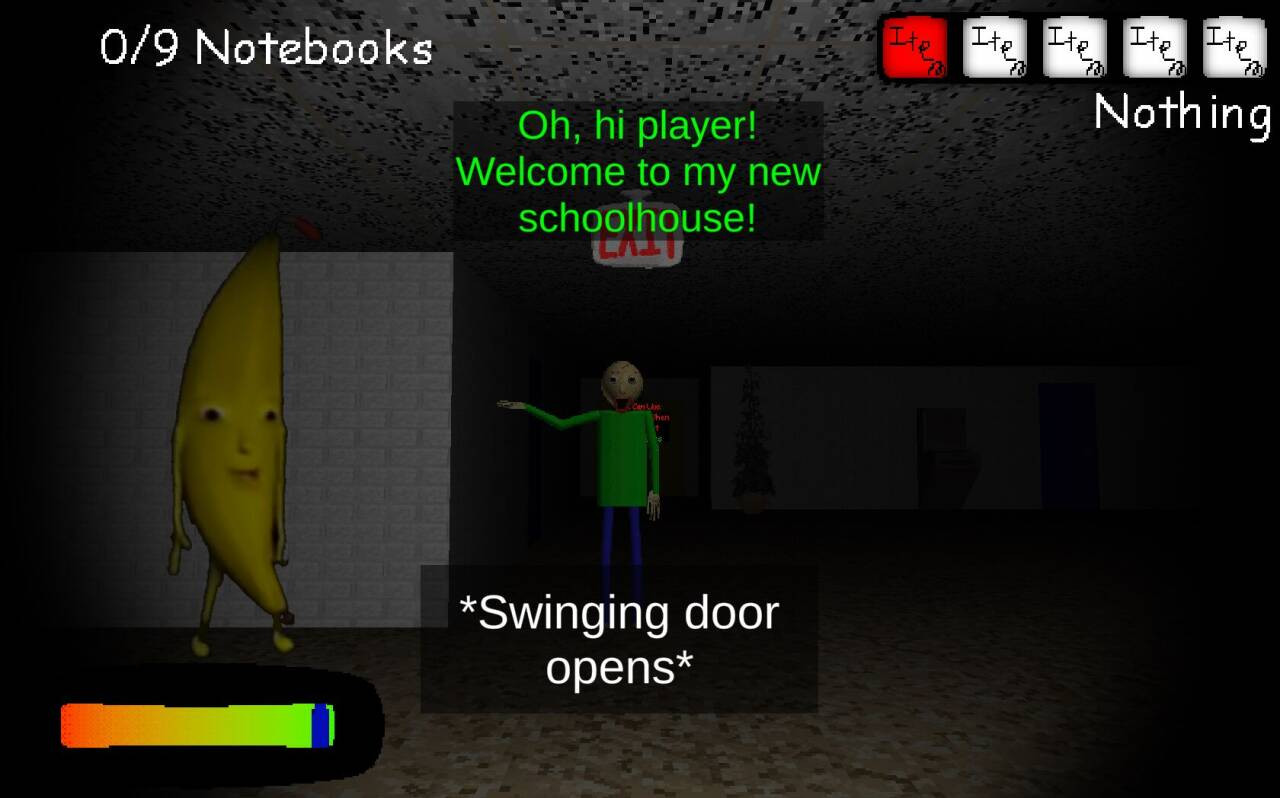 Big Banana Helps Baldi Remastered Mod for Baldi's Basics | Baldi Mods