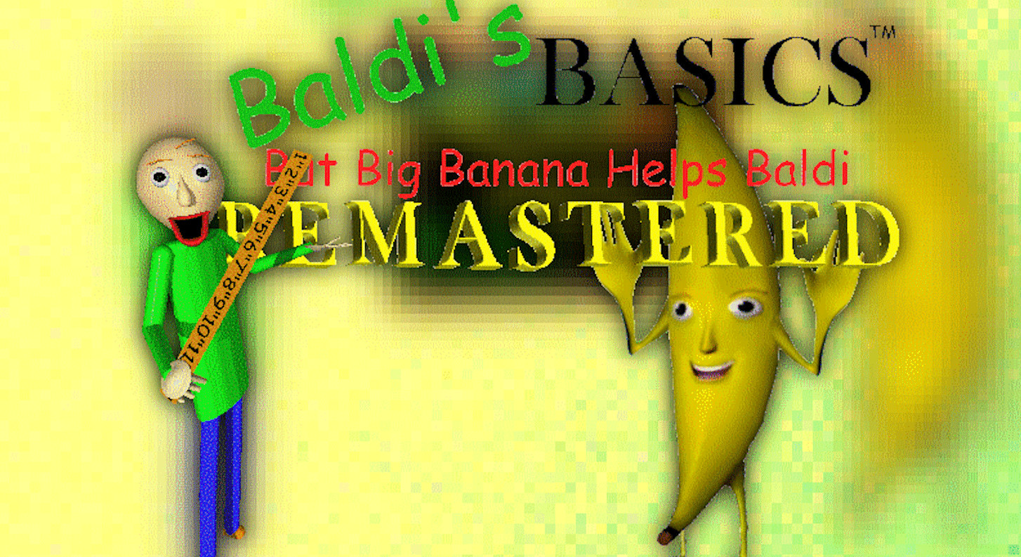 Big Banana Helps Baldi Remastered Mod for Baldi's Basics | Baldi Mods