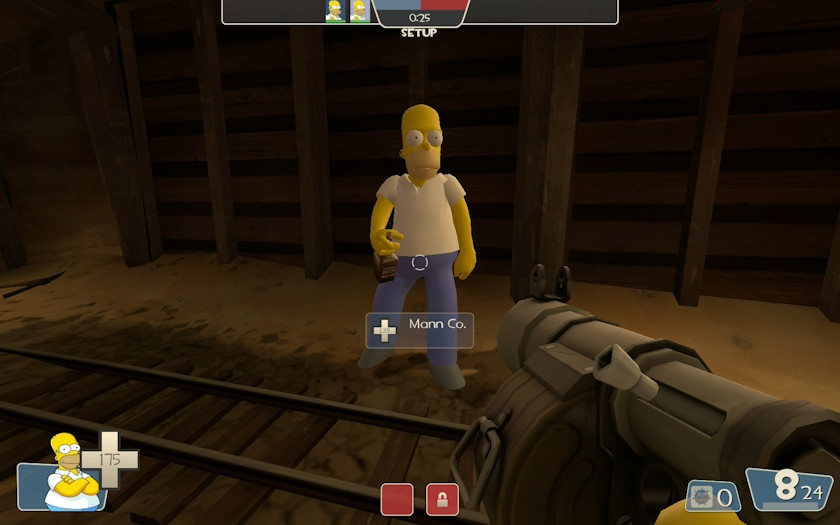 Homer Simpson over Demoman Mod for Team Fortress 2 | TF2 Mods