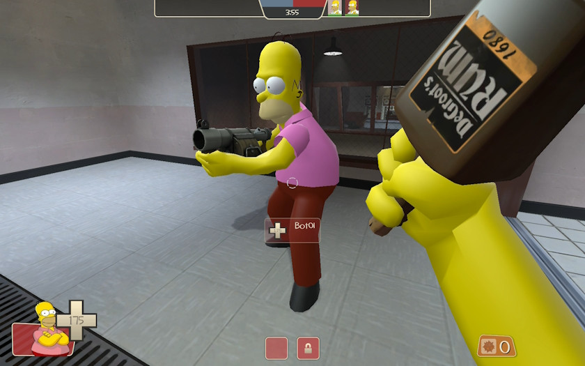 Homer Simpson over Demoman Mod for Team Fortress 2 | TF2 Mods