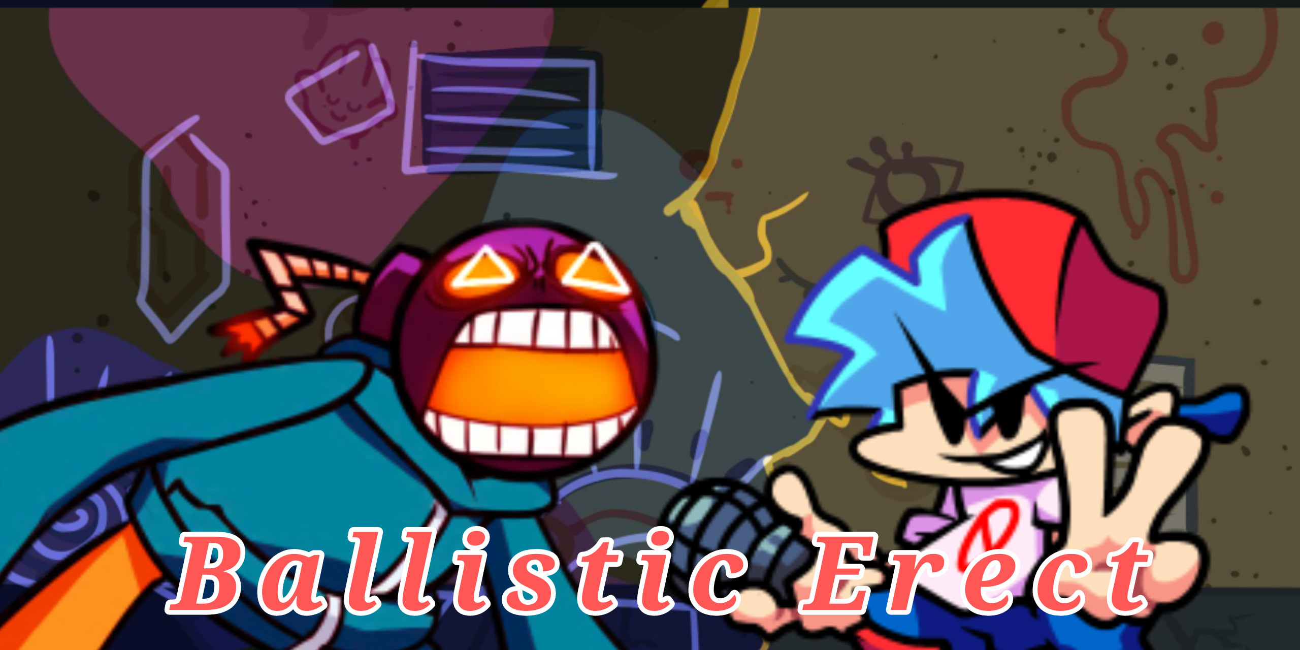 Ballistic Erect but my chart! Mod for Friday Night Funkin' | FNF Mods