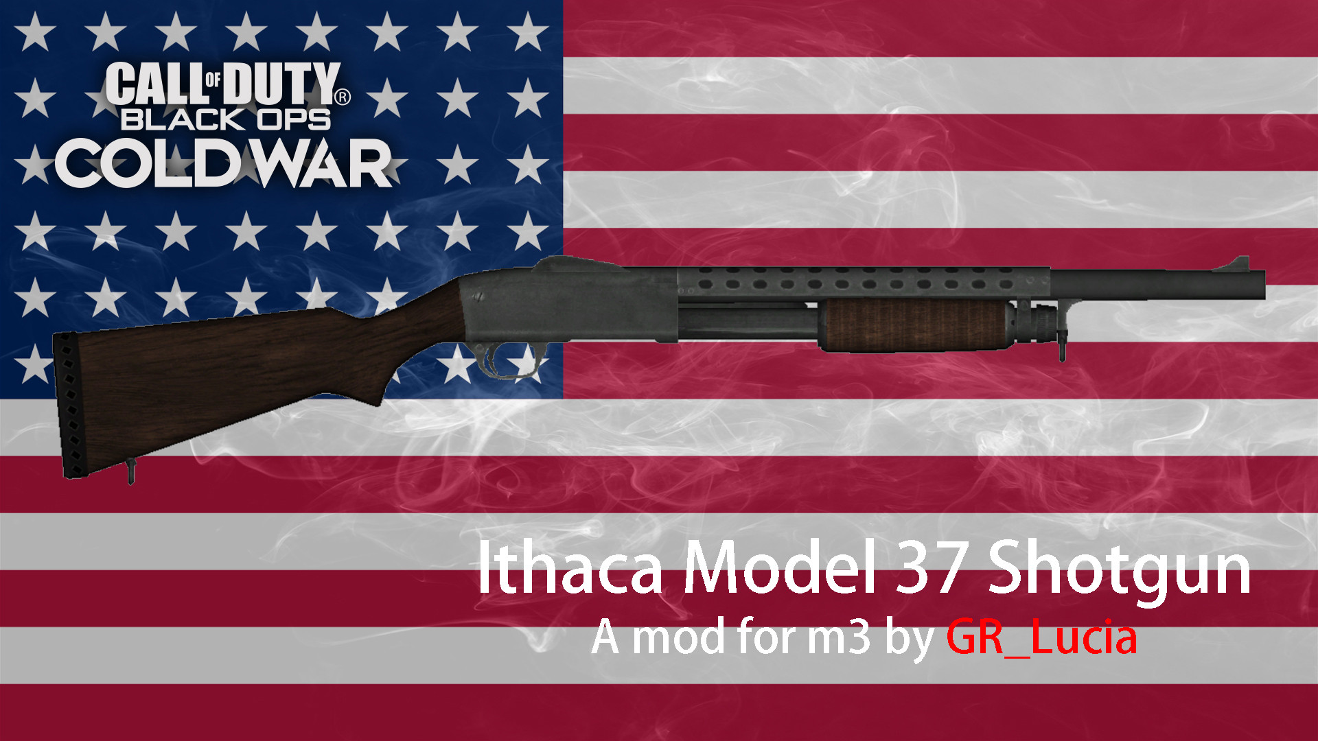 Ithaca Model 37 Shotgun on COD17 Animations Mod for Counter-Strike 1.6 | CS1.6 Mods