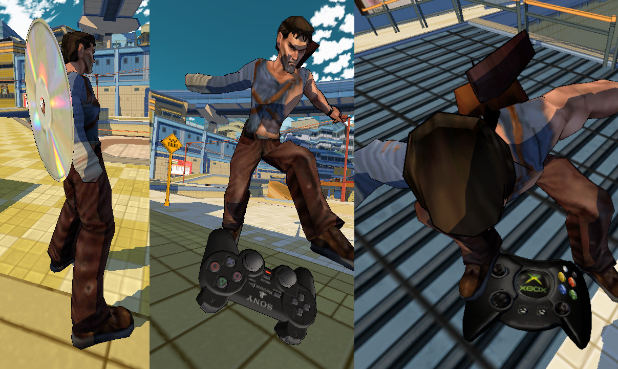 Misc skateboard pack Mod for Bomb Rush Cyberfunk | BRC Mods