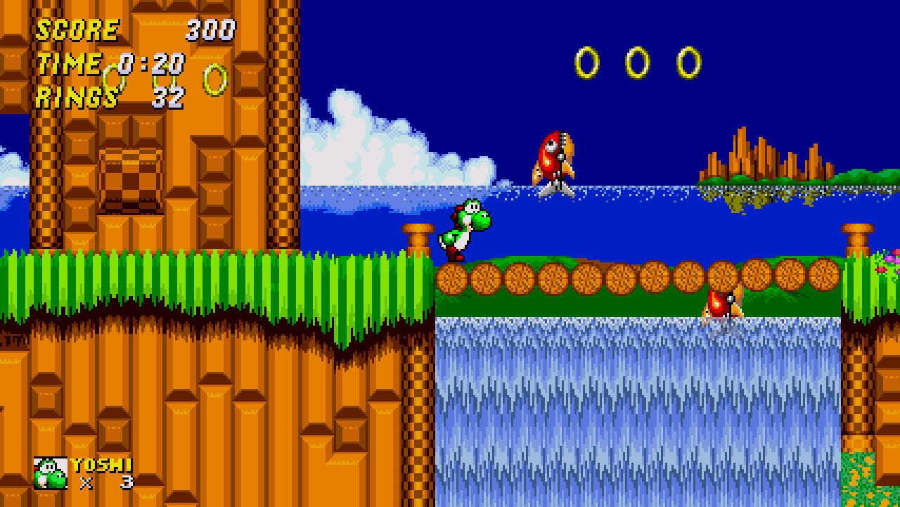 Yoshi In Sonic 2 Absolute Mod for Sonic The Hedgehog 2 Absolute | S2A Mods