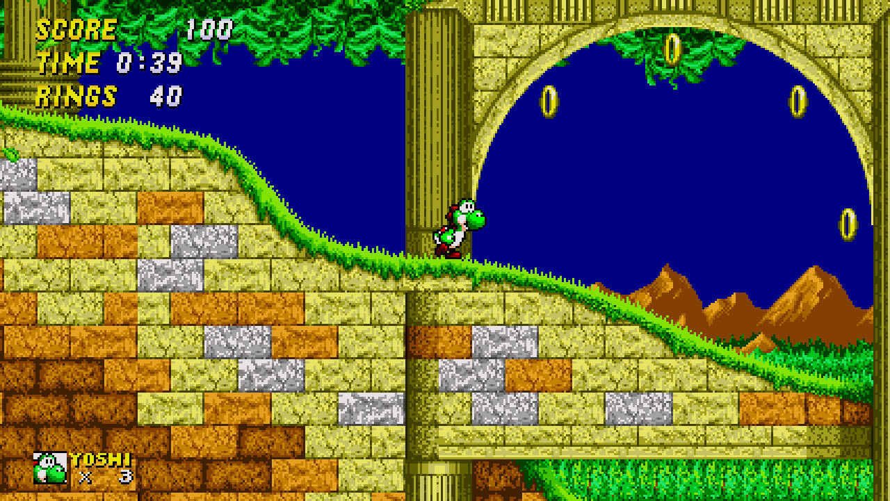 Yoshi In Sonic 2 Absolute Mod for Sonic The Hedgehog 2 Absolute | S2A Mods