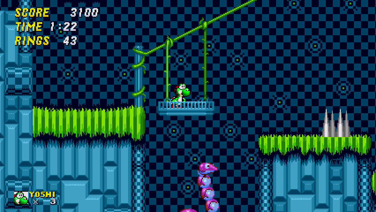 Yoshi In Sonic 2 Absolute Mod for Sonic The Hedgehog 2 Absolute | S2A Mods
