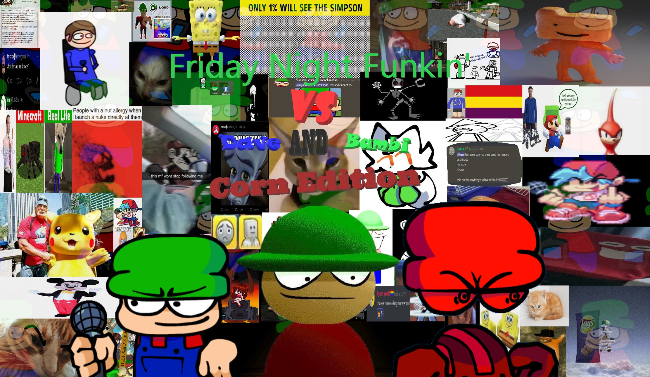 VS Dave and Bambi Corn Edition Mod for Friday Night Funkin' | FNF Mods