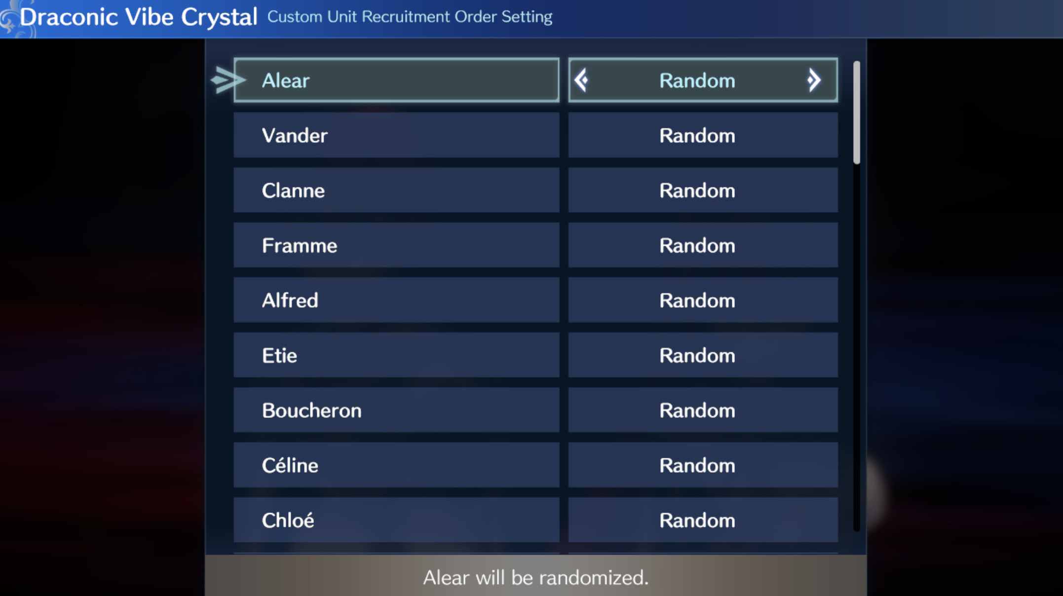 Draconic Vibe Crystal: Runtime Randomizer + More Mod for Fire Emblem ...