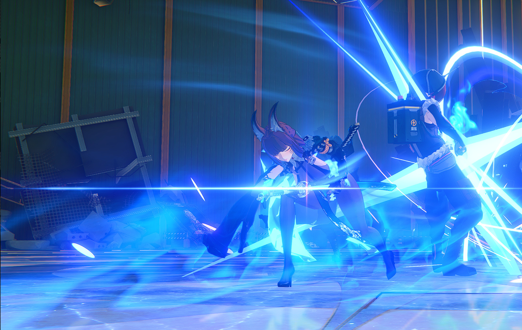 Blue & White Dragon Miyabi(Void Hunter Retexture) Mod for Zenless Zone ...