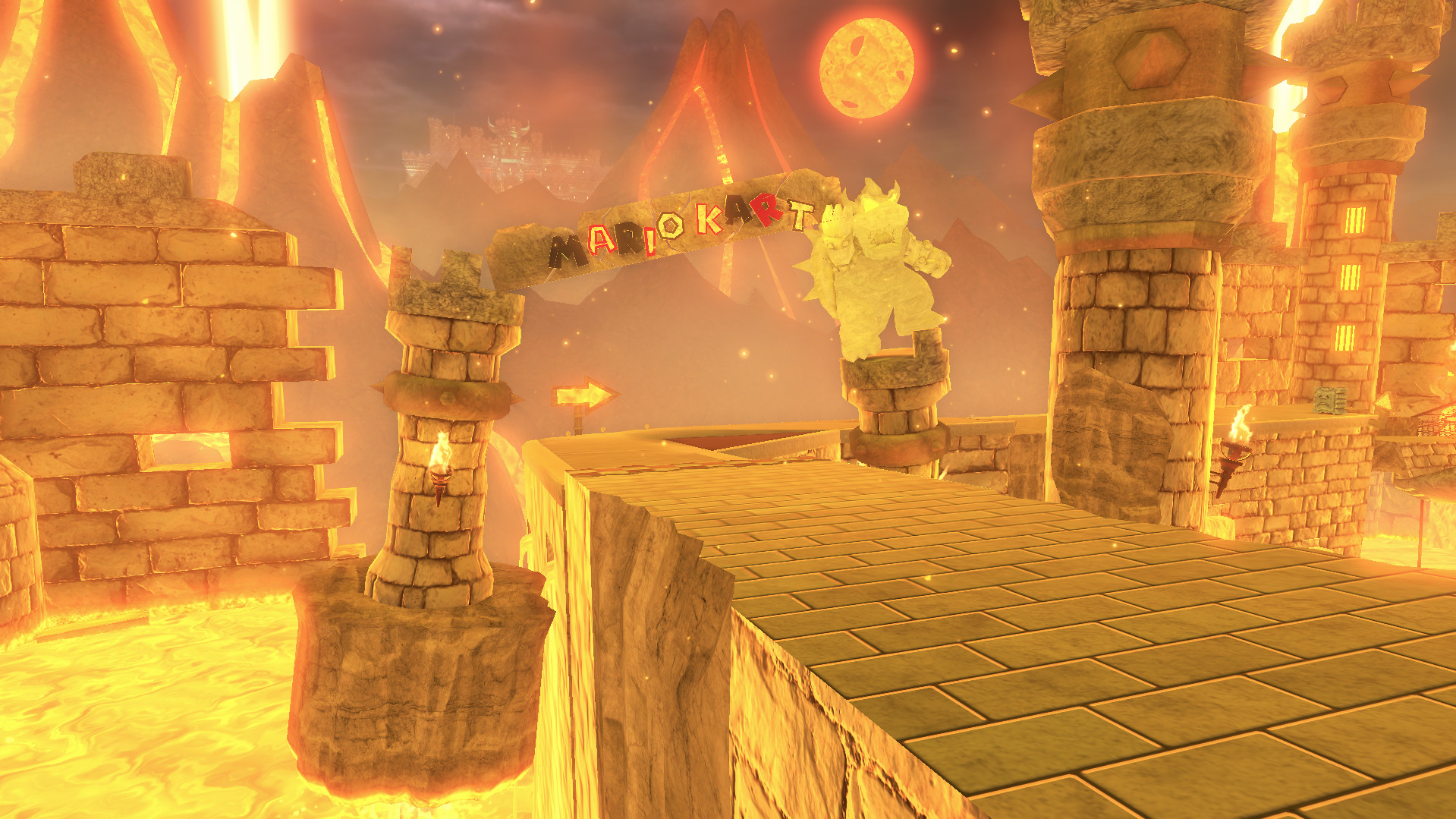 SNES Bowser's Castle 2 Mod for Mario Kart 8 Deluxe | MK8D Mods