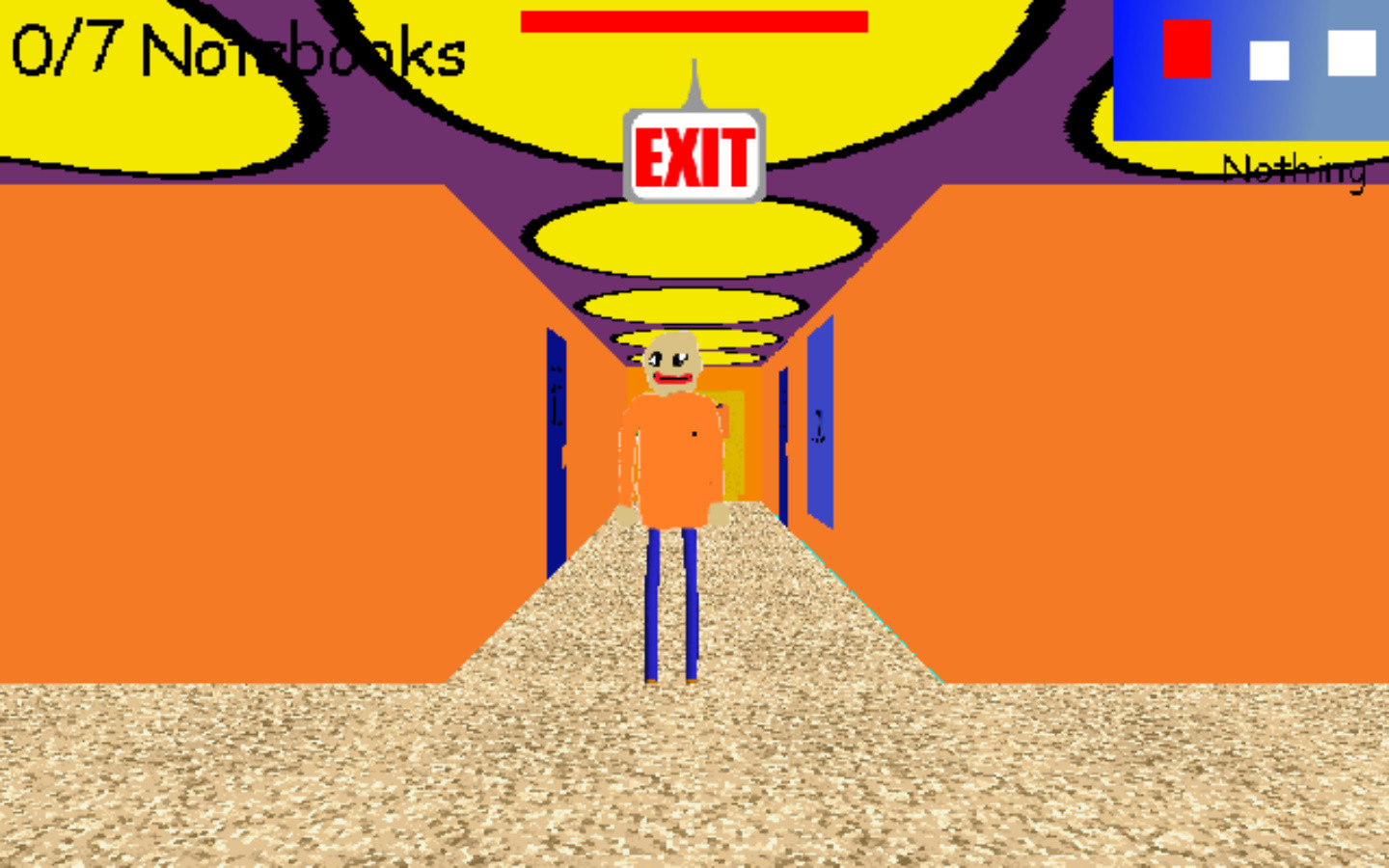 Orange baldis of learning Mod for Baldi's Basics | Baldi Mods