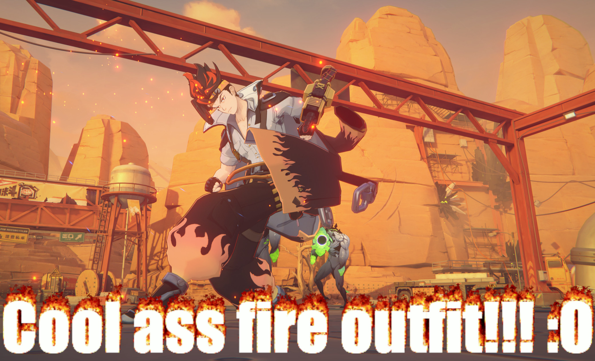 Burning Flame Anton Mod for Zenless Zone Zero | ZZZ Mods