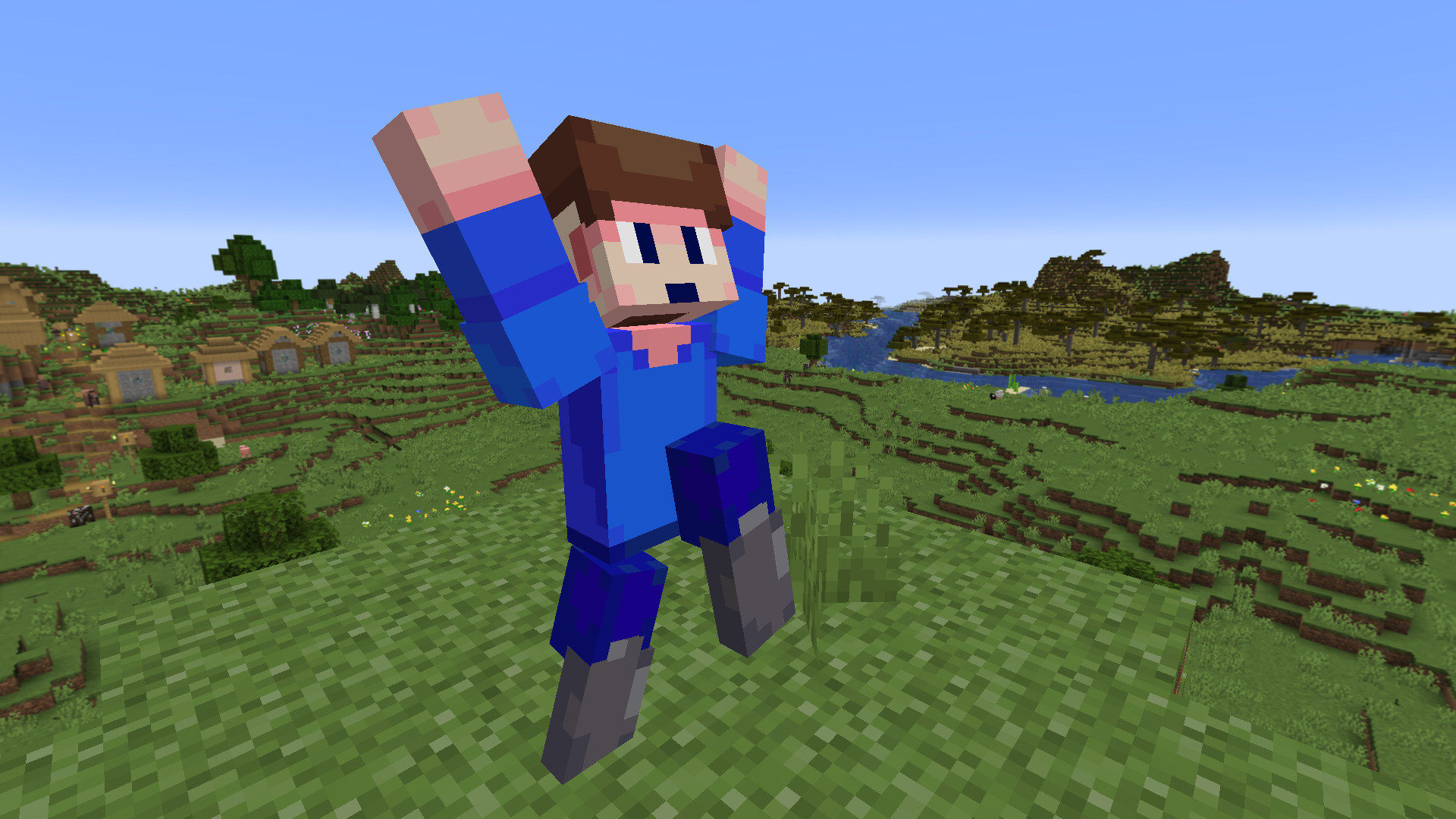 Dave from Vs.Dave and bambi Mod for Minecraft: Java Edition | MC Mods