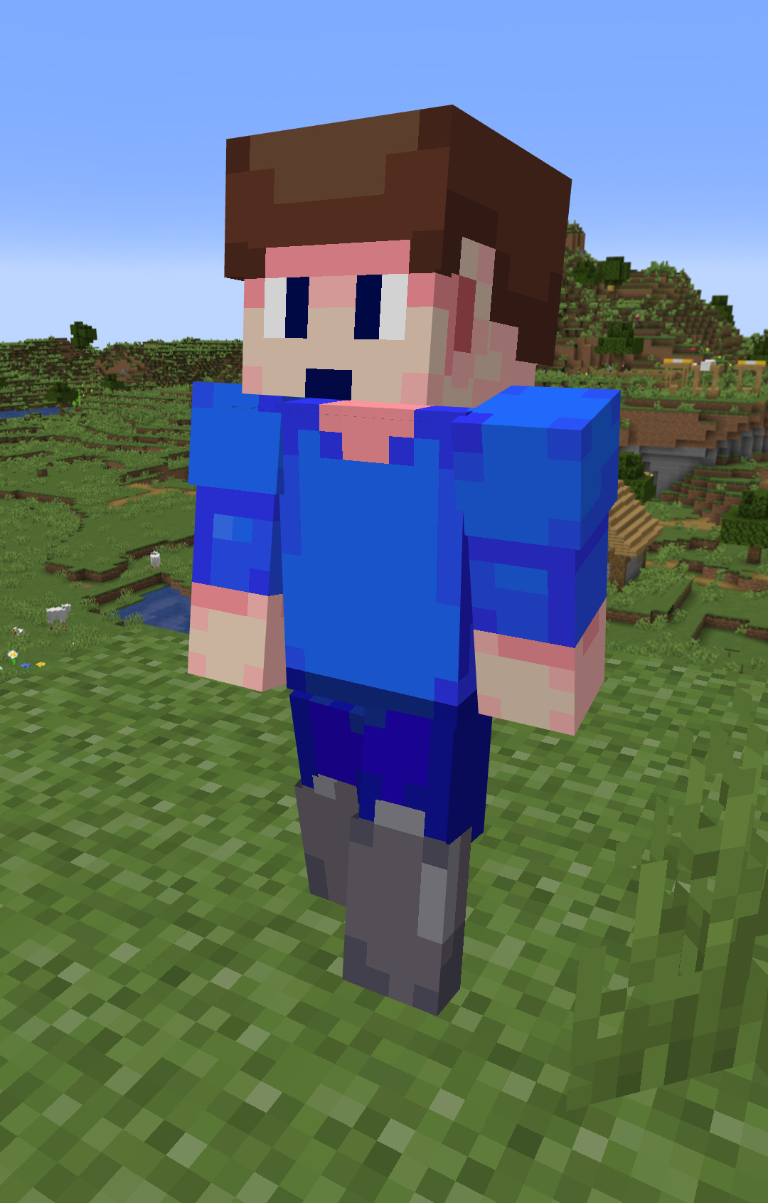 Dave from Vs.Dave and bambi Mod for Minecraft: Java Edition | MC Mods