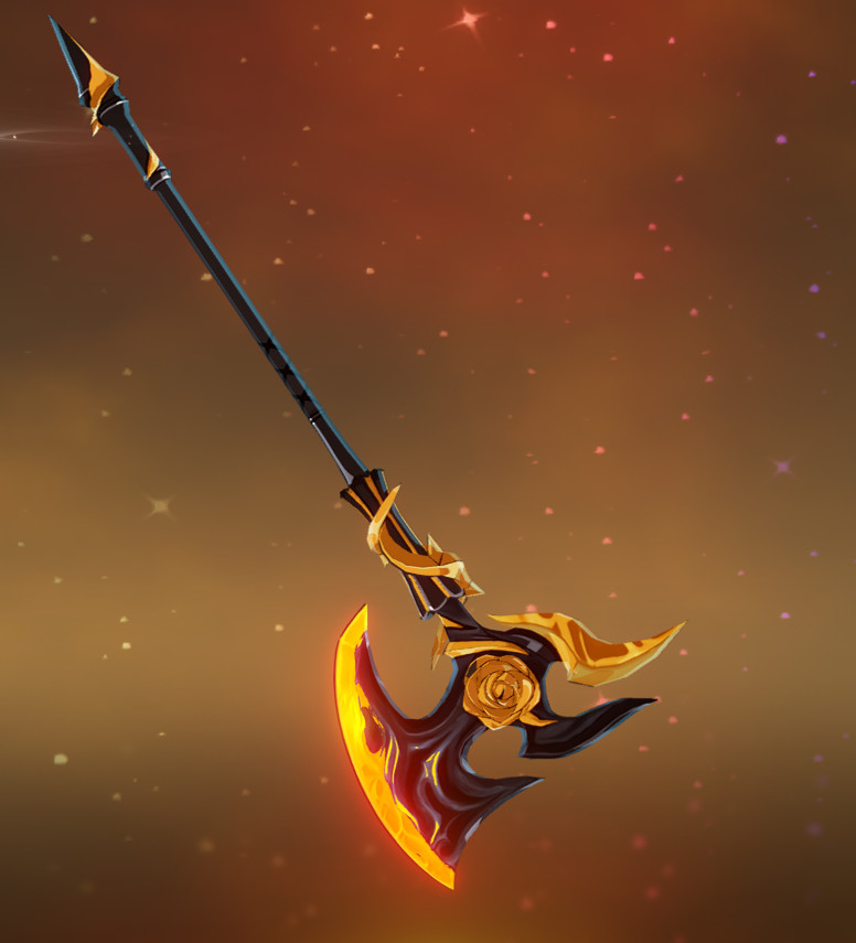 Goldrose Axe - Verdict Mod for Genshin Impact | GI Mods