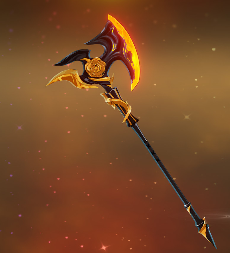 Goldrose Axe - Verdict Mod for Genshin Impact | GI Mods