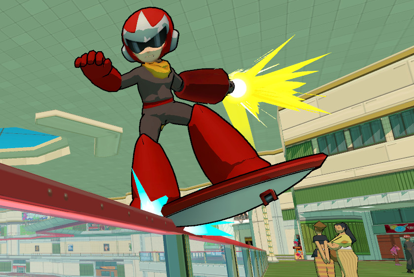 Blues - Protoman + Shield (Megaman Classic) Mod for Bomb Rush Cyberfunk ...