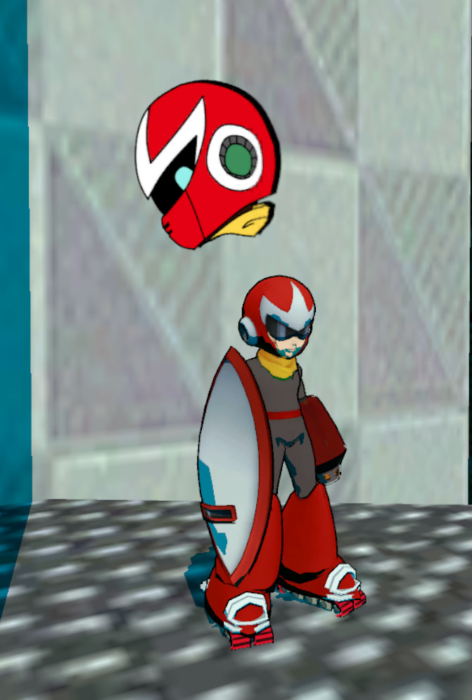 Blues - Protoman + Shield (Megaman Classic) Mod for Bomb Rush Cyberfunk ...