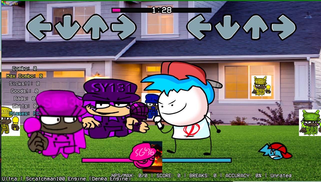 VS SCRATCHMAN100 Mod for Friday Night Funkin' | FNF Mods