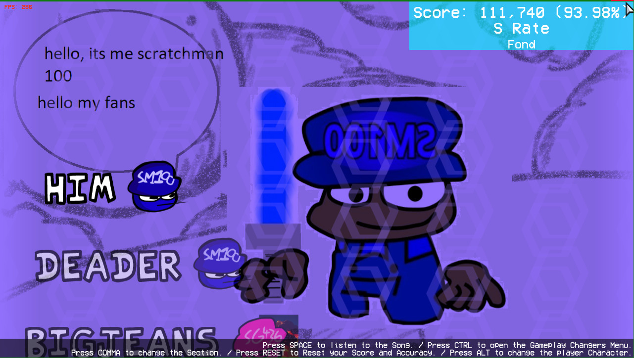 VS SCRATCHMAN100 Mod for Friday Night Funkin' | FNF Mods