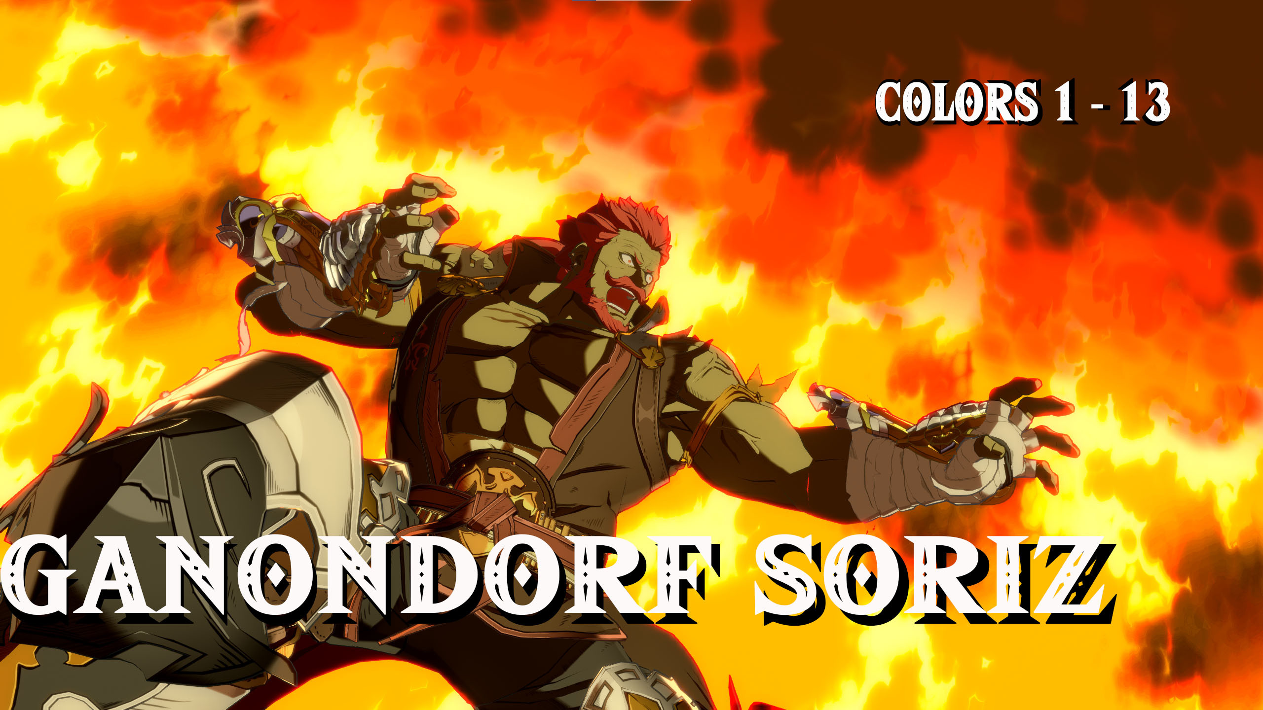 Ganondorf Soriz (colors 1 - 13) Mod for Granblue Fantasy Versus: Rising ...