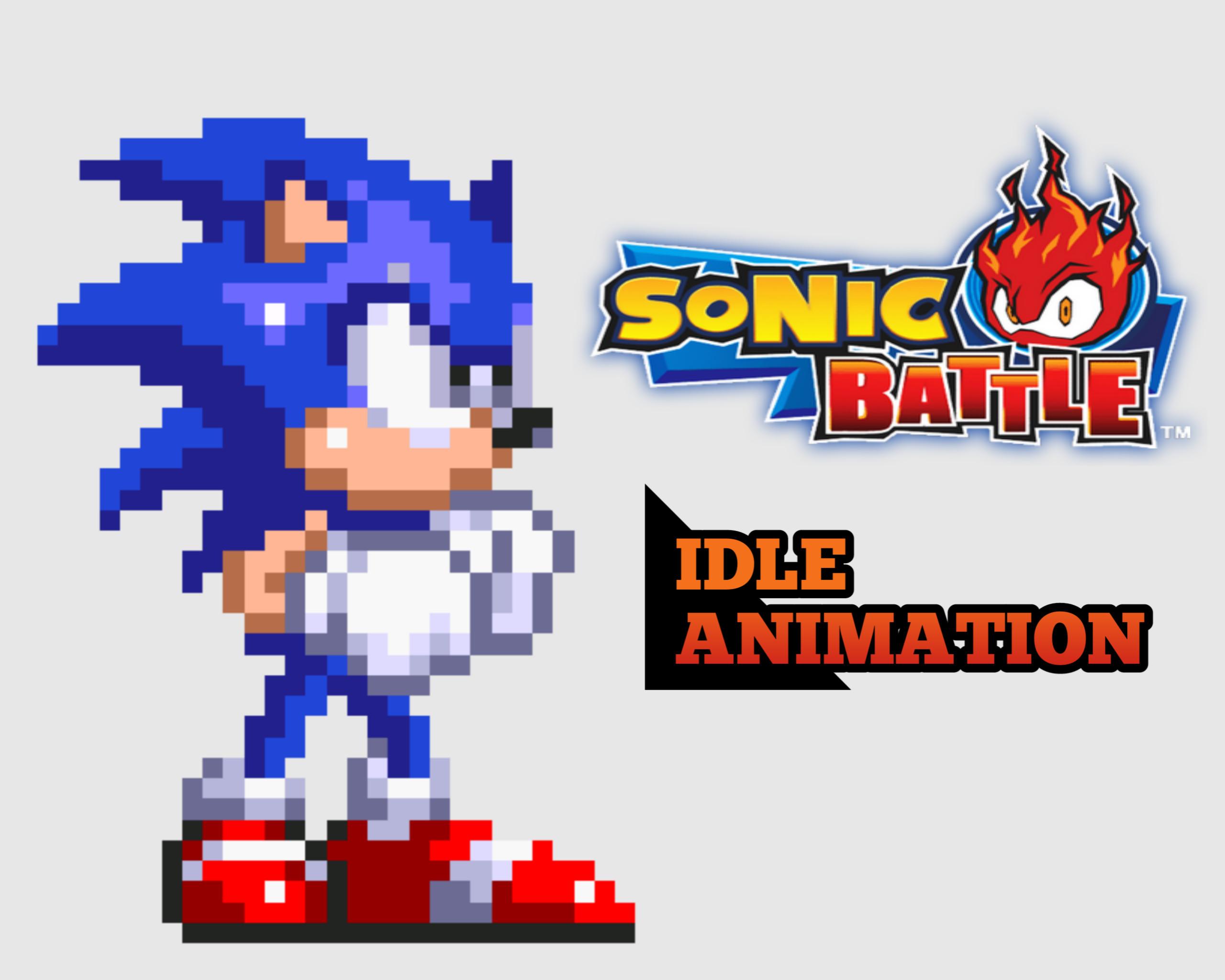 Animated Sonic Battle Idle For Sonic Mod for Sonic 3 A.I.R. | S3AIR Mods