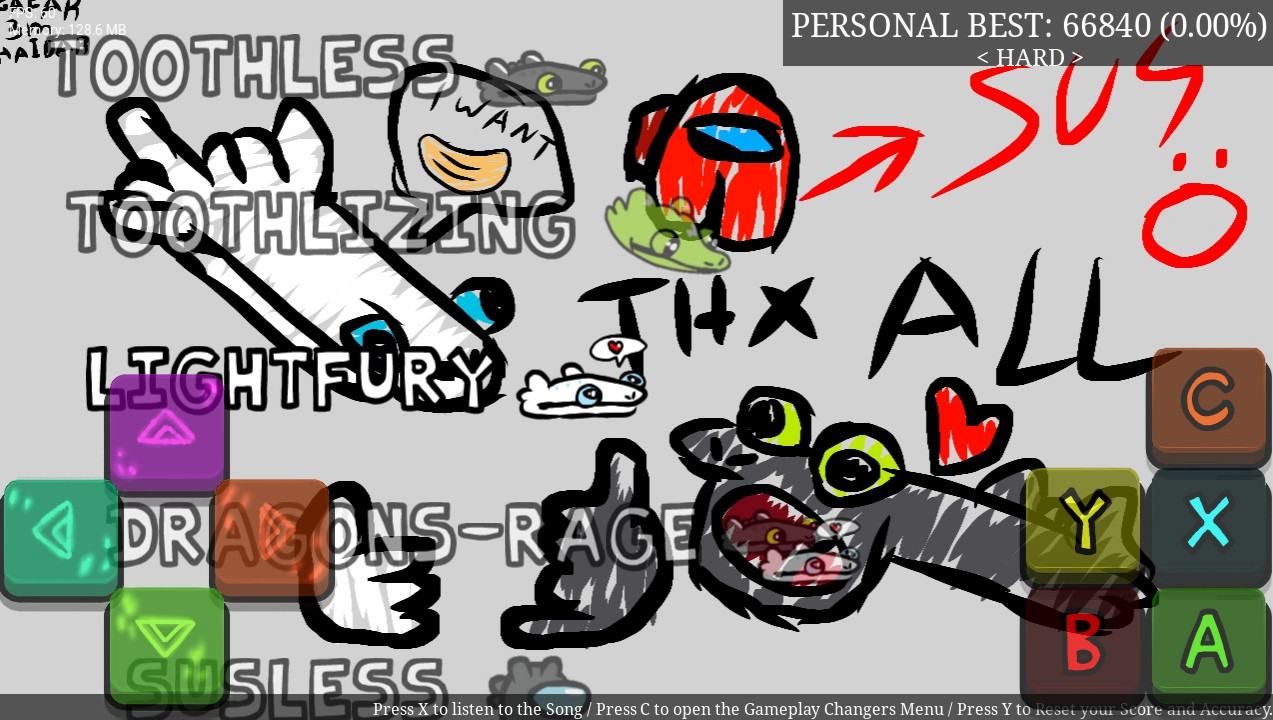 Vs. Toothless v2 Mod for Friday Night Funkin' | FNF Mods